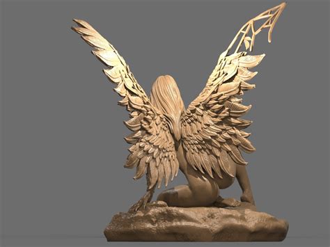 Wing Nsfw Fawal Sexy Stl Obj Print In 3d In Any Size Unique Sex