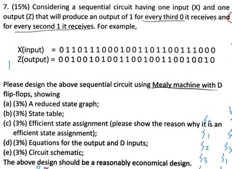 Solved Considering A Sequential Circuit Having One Chegg