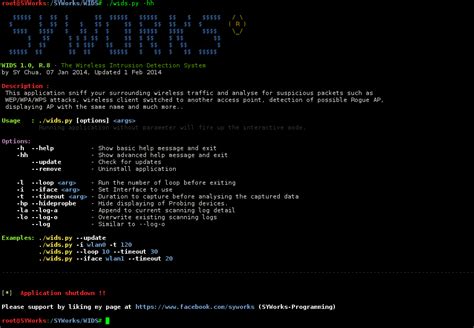Syworks Programming Wireless Ids Intrusion Detection System Tutorial Explaination