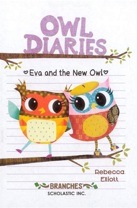 Owl Diaries 4 Eva And The New Owl Paperback Rebecca Elliott 알라딘