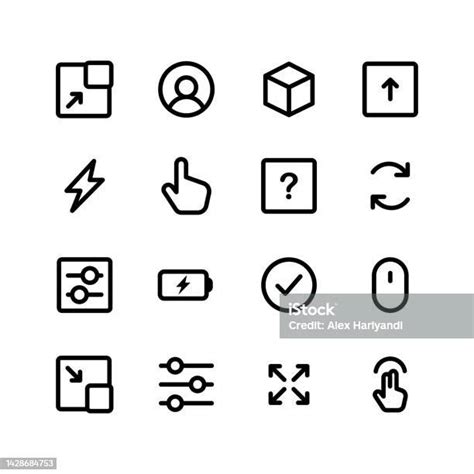 아이콘 세트 라인 웹 사이트 및 앱 모바일 벡터 일러스트 레이 션 개념에 대한 스톡 벡터 아트 및 기타 이미지 개념 개념과 주제 검색 Istock