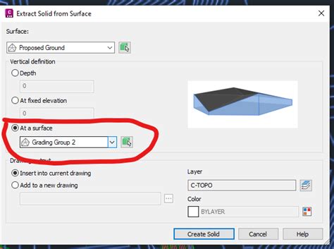 solved extract creator materials in sections and create a surface or