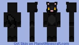 Black Cat Minecraft Skin