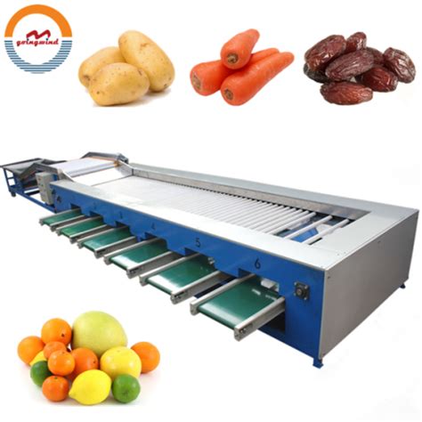 Automatic Fruit And Vegetable Size Sorting Grading Sizing Machine