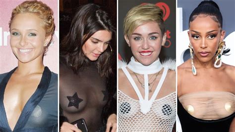 Celebrities Wearing Pasties Sexiest Boob Baring Photos Life And Style