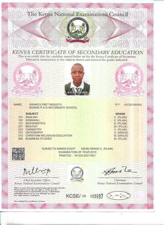 Kcse Cert Pdf