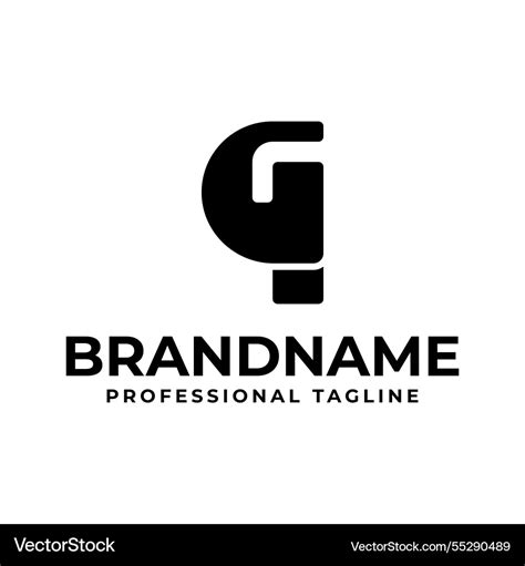 Letters Gi Monogram Logo Suitable For Any Brand Vector Image