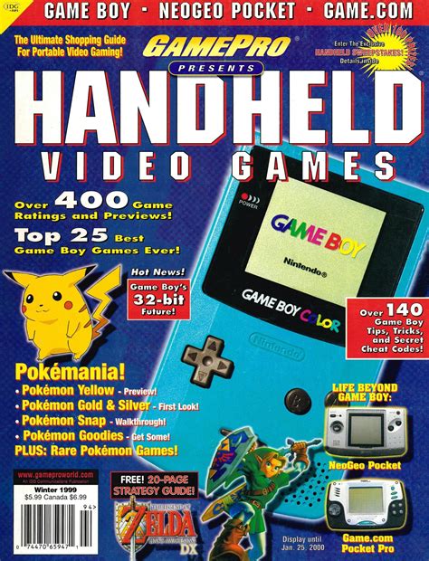 Gamepro Presents Handheld Video Games Winter 1999 Gamepro Specials