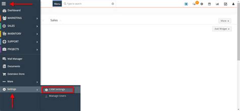 Customize Menu In Vtiger 7 Vtiger Experts