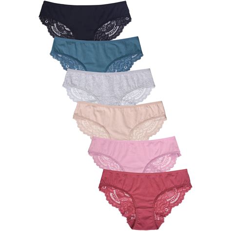 247 Frenzy Womens Essentials Pack Of 6 Sofra Or Mamia Assorted Cotton