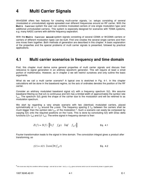 part 02 b multi carrier signals with winiqsim v0 pdf modulation