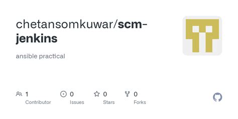 github chetansomkuwar scm jenkins ansible practical
