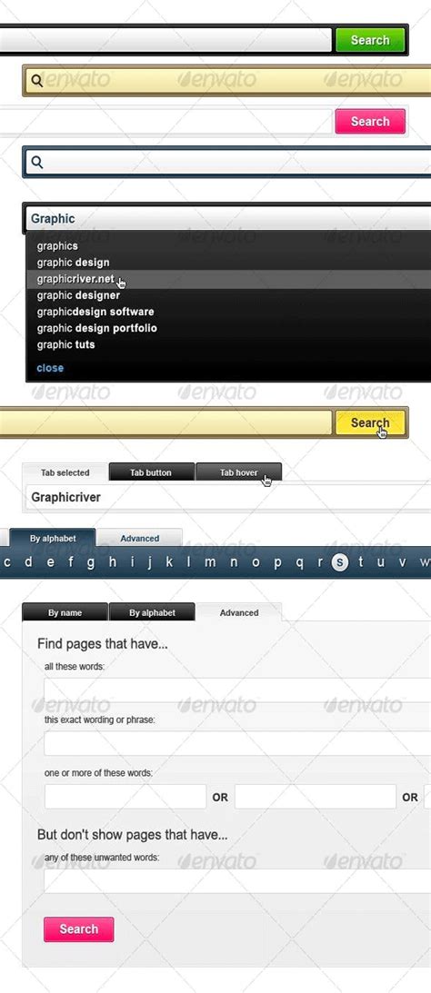 45 UI Inspired Best Search Box Designs Elements To Download Free Premium Templates