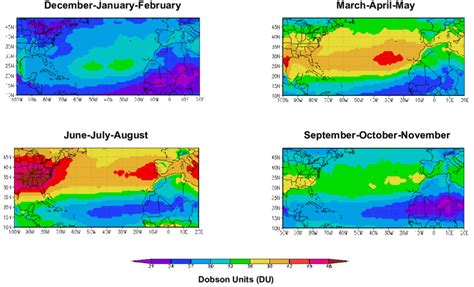 Climatological Depictions Of Tropospheric Ozone Residual Across The
