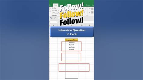 New Excel Hack Without Copy Write Exceltutorial Excelhacks Youtube