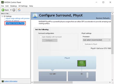 How To Configure Surround PhysX Configuration TechCult