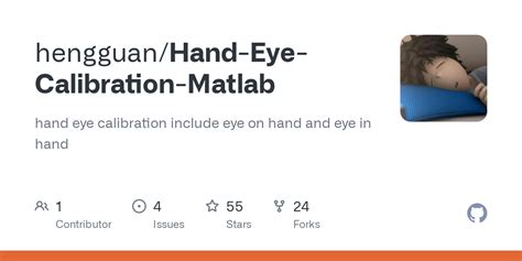 github hengguan hand eye calibration matlab hand eye calibration