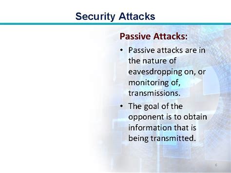 Security Attacks Network Security 1 Security Attacks Objectives