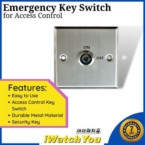 Emergency Key Switch Access Control Furniture And Home Living Security