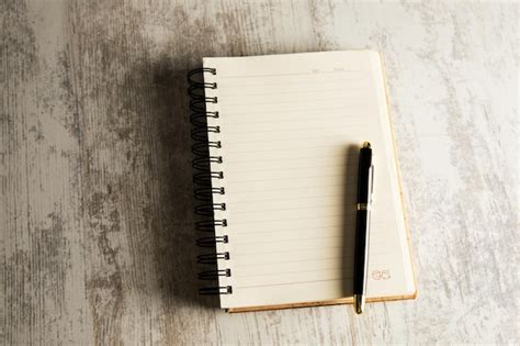 Premium Photo Notepad And Pen