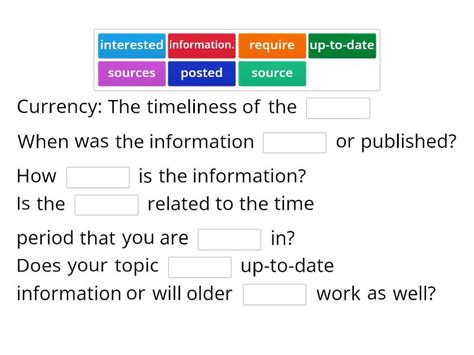 Craap Method Complete The Sentence