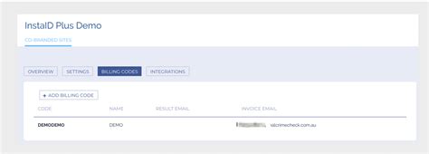Billing Codes User Manual National Crime Check