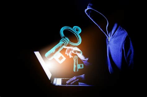 Premium Photo Hacker Using Laptop To Protect Information From Cyber