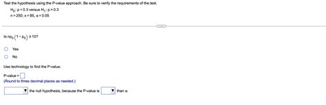 Solved Test The Hypothesis Using The P Value Approach Be Chegg