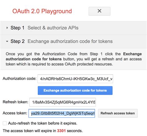 Oauth 20 Firebase Bearer Token From Oauth2 Playground Stack Overflow