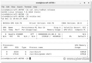 How To Install Nvidia Driver On CentOS Linux NixCraft