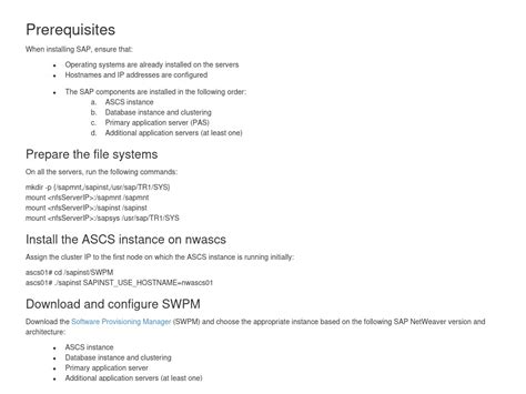 Installing Sap Dell Validated Design For High Availability For Sap With Vmware And Suse On