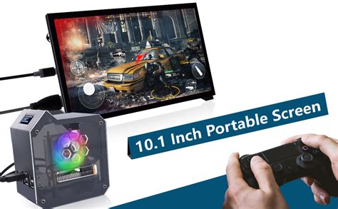 52pi Abs Mini Tower Kit Black Enlosure Case For Raspberry Pi 5 With Ic 52pi Store