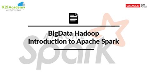 Bigdata Hadoop Introduction To Apache Hadoop And Spark