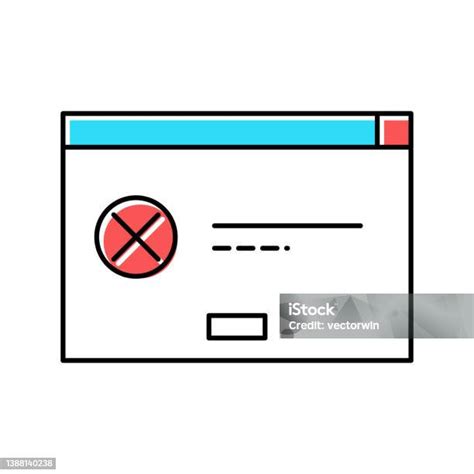 오류 응용 프로그램 창 색상 아이콘 벡터 일러스트레이션 네트워크 서버에 대한 스톡 벡터 아트 및 기타 이미지 네트워크 서버 무선 기술 배경 주제 Istock
