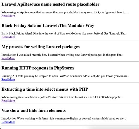 Display Hashnode Posts On Laravel With Apis