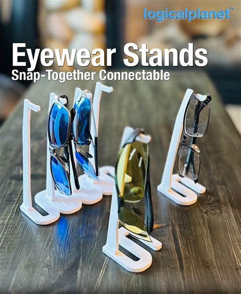 Eyewear Stands Snap Together And Scalable 3d Model By Logicalplanet