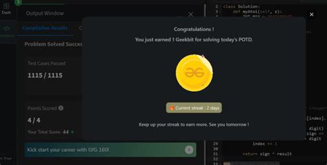 Geeksforgeeks Gfg160 Day2 Problemsolvingdaily Sagar Kushwaha