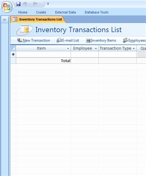 Ms Access 2007 Template Lovely Access 2007 Inventory Database Microsoft Access Shooters Journal