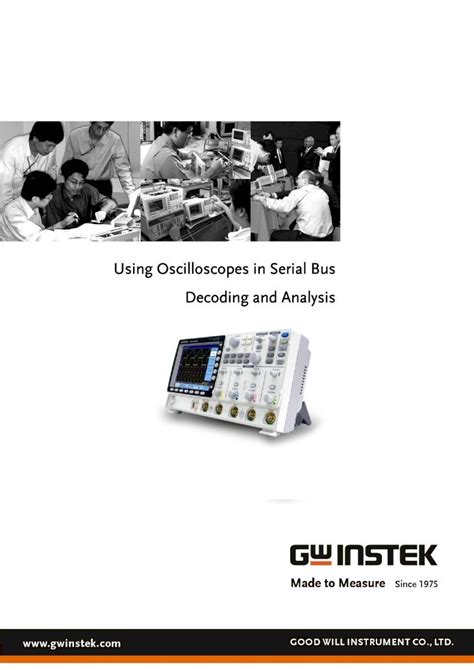 pdf using oscilloscopes in serial bus decoding and analysis