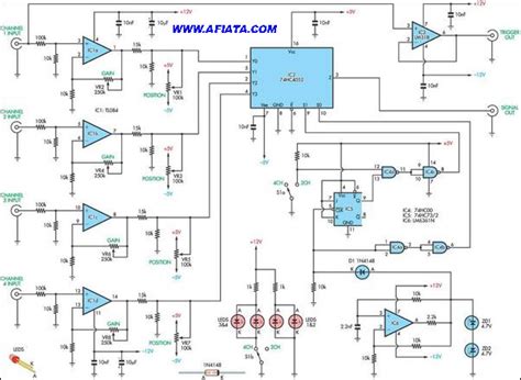 Mixer Audio Circuit Diagram