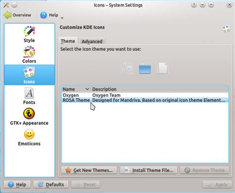 Replace Oxygen With Rosa Theme On Any Kde Powered Distribution