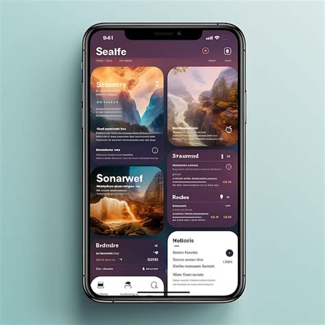 Premium Ai Image Mobile App Design Of News Magazine App Design Elegant Theme With Classic