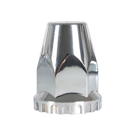 Set Of 2 Chrome Front Axle Wheel Cover With Hub Cap 33mm Lug Nuts For