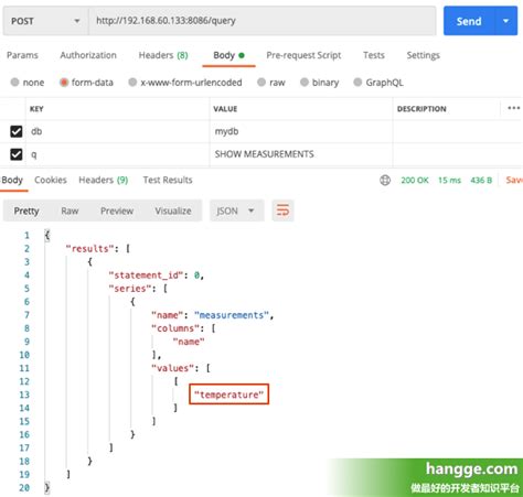 Influxdb时序数据库的安装使用教程6(使用 Api接口进行操作) Influxdb时序数据库的安装使用教程6(使用 Api接口进行操作)