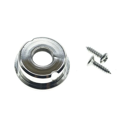 Nickel Brass American Thread Electric Guitar Jackplate Electrosocket Jack Plate