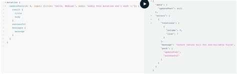 Solving Cannot Return Null For Non Nullable Field” Error With Graphql