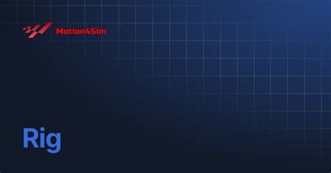 Rig Motion4sim Controller