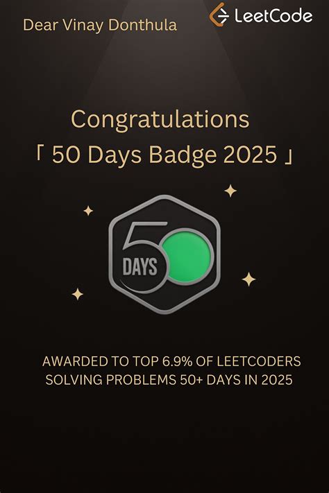 leetcode achievementunlocked problemsolving continuouslearning