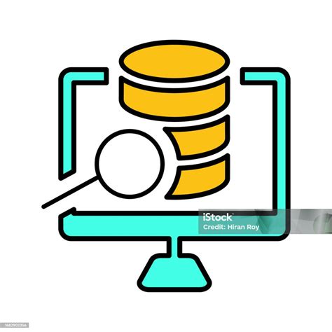 big data analysis icon stock illustration download image now