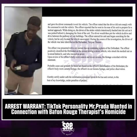 Arrest Warrant Tiktok Personality Mr Prada Wanted In Connection With